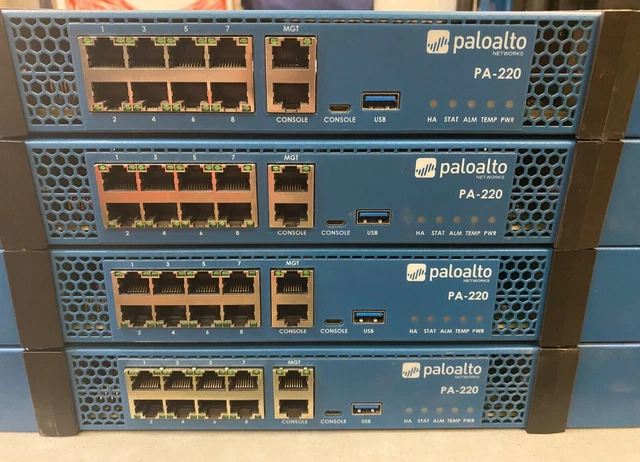 PALOALTO PA-220 NEXT Gen Network Security Firewall w/Rack Mount Kit and ...
