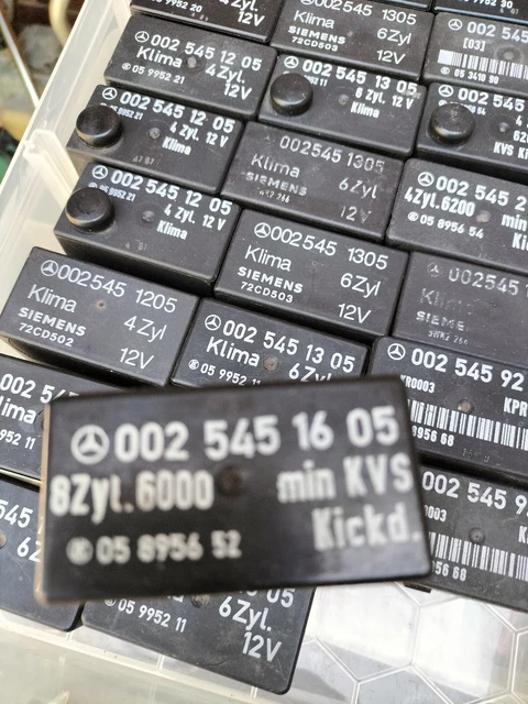 MERCEDES BENZ W126 Fuel Pump Relay 0025451605 Genuine $90.00 - PicClick AU