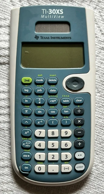 TEXAS INSTRUMENTS TI-30XS MultiView Scientific Calculator Clean!! FULLY ...