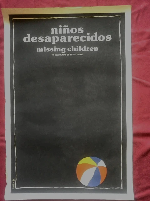 NIÑOS DESAPARECIDOS 1985- Poster film diretto da Estela Bravo raro ...
