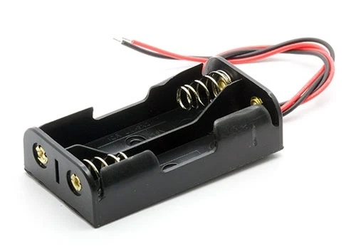 SACOCHE PORTE-PILES 2 Emplacements Pour Batteries Aa - Port Batteries ...