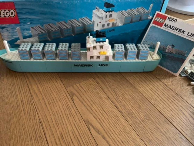 LEGO 1650 MAERSK Line Container Ship Incomplete Vintage Used £987.56 ...