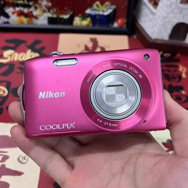 NIKON COOLPIX S3300 Pink 6x Optical Zoom 16.0MP Digital Camera Tested ...