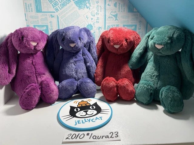 GENUINE JELLYCAT SET Of 4 Little Bashful Bunny’s -Christmas 2025 Collection BNWT £103.12 ...