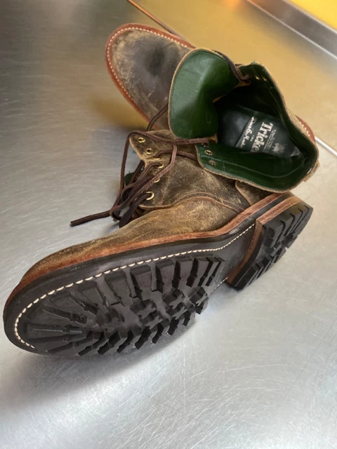 DEUS EX MACHINA X Trickers Mens UK 8 Rugged Classic Derby Leather ...