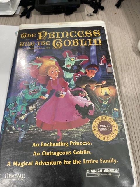THE PRINCESS AND the Goblin VHS 1994 clamshell Cartoon Anime Tested ...
