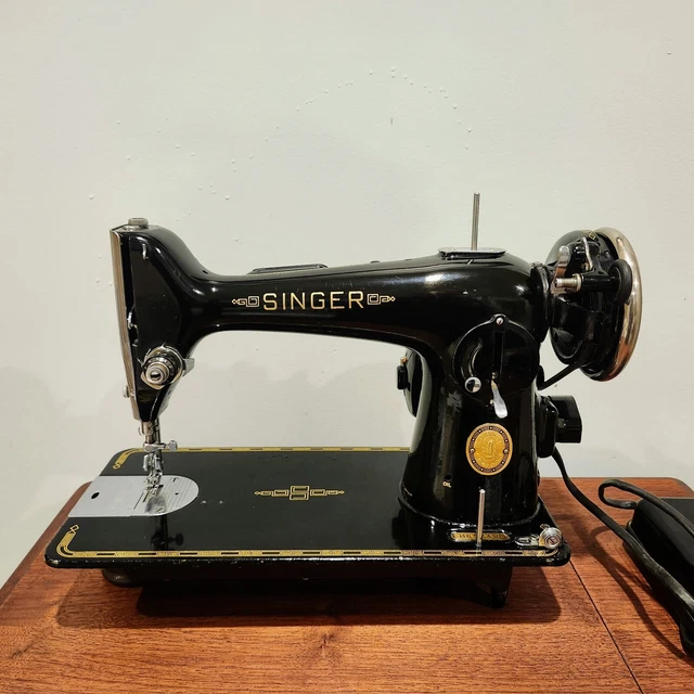 STUNNING 1952 Singer Sewing Machine 201K 201 Fully Tested Sews Perfect ...
