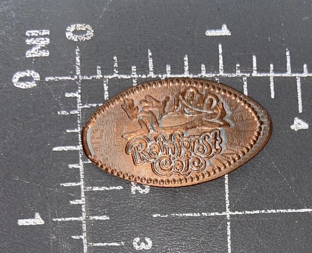 RAINFOREST CAFE TREE Frog Toad Elongated Smashed Pressed Squished Penny ...