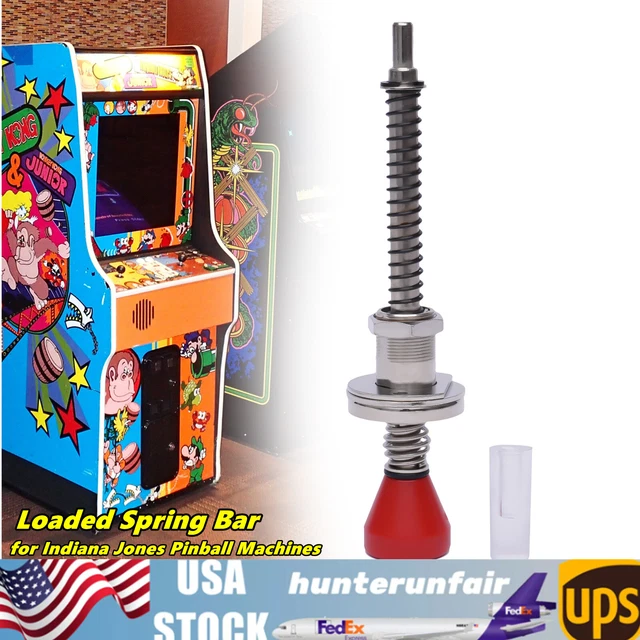 PINBALL LOADED SPRING Rod Arcade Machine Assembly Ball Plunger Shooter ...