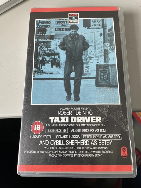 TAXI DRIVER (1976) VHS Video Cassette Tape RCA/Columbia Pictures CVT 20019 £2.99 - PicClick UK