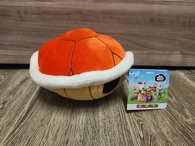 CLUB MOCCHI MOCCHI Mario Kart 6" Red Shell (Junior) Plush (TOMY) *NEW W ...
