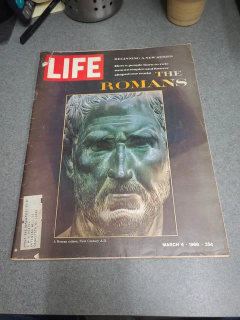 LIFE MAGAZINE MARCH 4 1966; The Romans, Marlon Brando, Green Berets ...