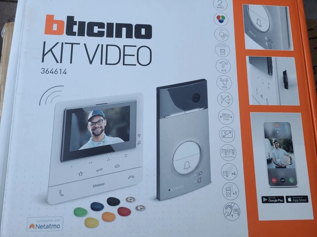 BTICINO INTERPHONE VIDÉO Kit - Blanc (364614) EUR 499,99 - PicClick FR