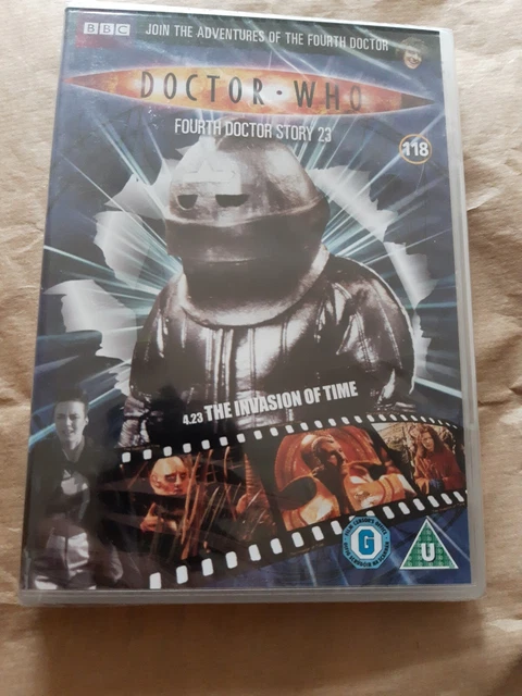 DOCTOR WHO 4TH Doctor Story 23 The Invasion of Time No 118 BBC DVD New ...