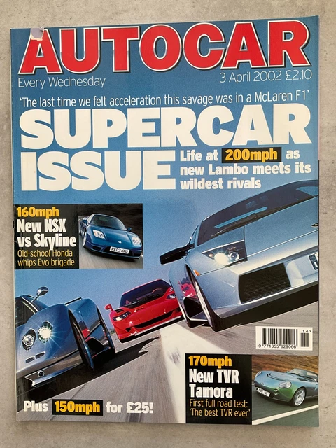 AUTOCAR MAGAZINE - 3 April 2002 - Tamora, C5, S3, Astra Turbo, VX220 ...