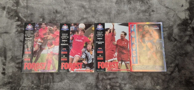NOTTINGHAM FOREST FOOTBALL Programmes Joblot x4 Collection Bundle ...
