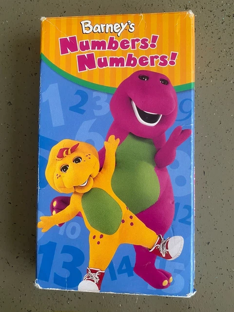 BARNEY NUMBERS! NUMBERS! VHS 2003 HiT Entertainment Barney Home Video ...