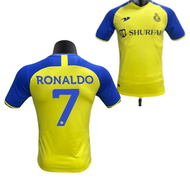 Cristiano Ronaldo Al Nassr 2022 2023 Al Nassr Home Cr7 Jersey 7 £34