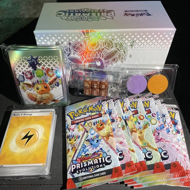 PRISMATIC EVOLUTIONS POKÉMON TCG Elite Trainer Box ETB - **OPEN*** £4.49 - PicClick UK