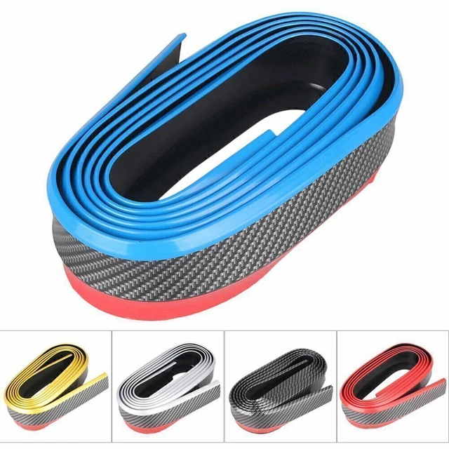 250CM RUBBER FRONT Bumper Lip Splitter Chin Spoiler Body Car Trim New ...