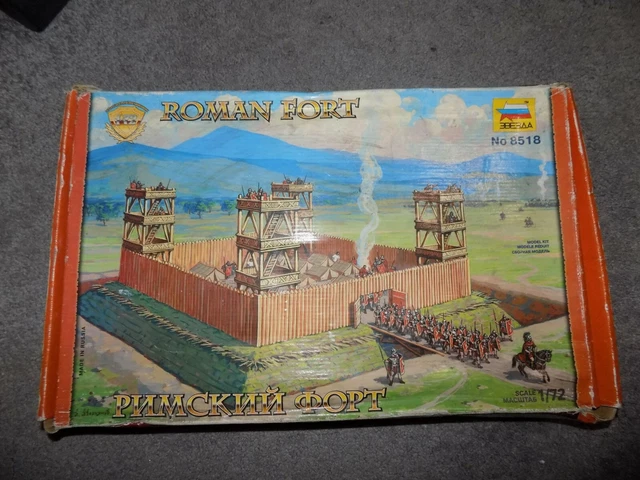 ZVEZDA 8518 ROMAN FORT MODEL KIT BOXED 1/72 SCALE UNUSED still on ...