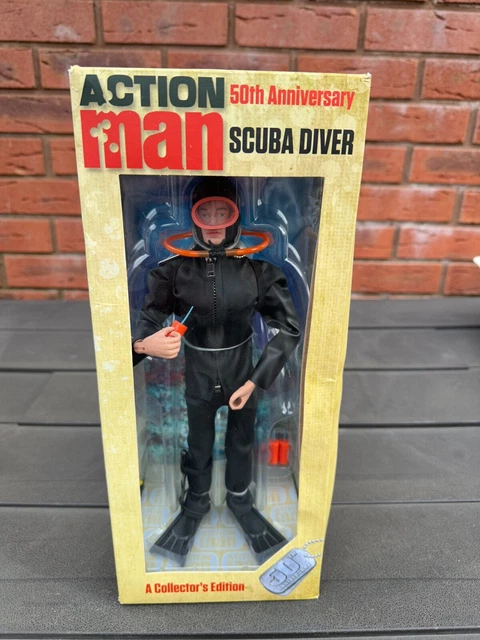 HASBRO ACTION MAN 50th Anniversary Scuba Diver - Mint In Box 2016 £79. ...