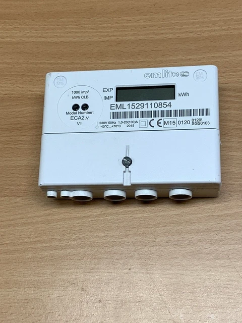 EMLITE ECA2.V V1 Electricity Usage Meter 230v 100A EML-M15 Solar ...