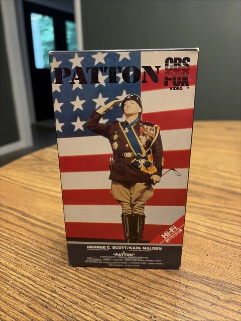 PATTON (VHS, 1996, 2-Tape Set) Fox Video George C Scott Hi-Fi Stereo £ ...