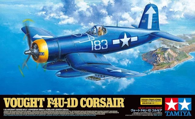 TAMIYA 1/32 SCALE Aircraft Series N°27 Vought F4U-1D Corsair 60327 from ...