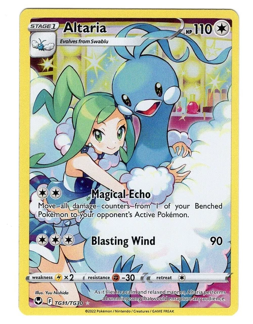 POKÉMON TCG ALTARIA SWSH12: Silver Tempest Trainer Gallery TG11/TG30 ...