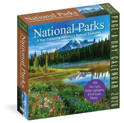 NATIONAL PARKS PAGE-A-DAY(R) Calendar 2026 by Workman Calendars [Blank ...