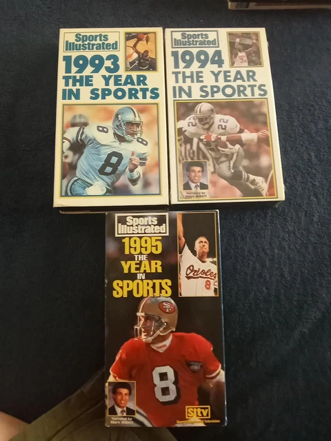 SPORTS ILLUSTRATED YEAR In Sports Vhs Tapes. 93,94,95 £4.64 - PicClick UK