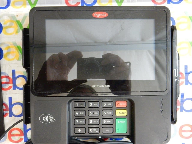 INGENICO ISC TOUCH 480 USB Kreditkarten Zahlungsterminal & Stylus ...