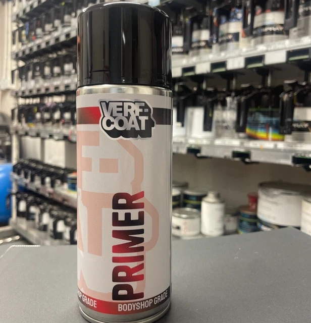 VERF-COAT BODYSHOP GRADE Multi-Purpose Primer White Aerosol 400Ml £15. ...