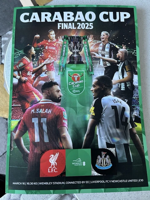 NEWCASTLE UNITED V LIVERPOOL CARABAO CUP FINAL 2025 £11.11 - PicClick UK