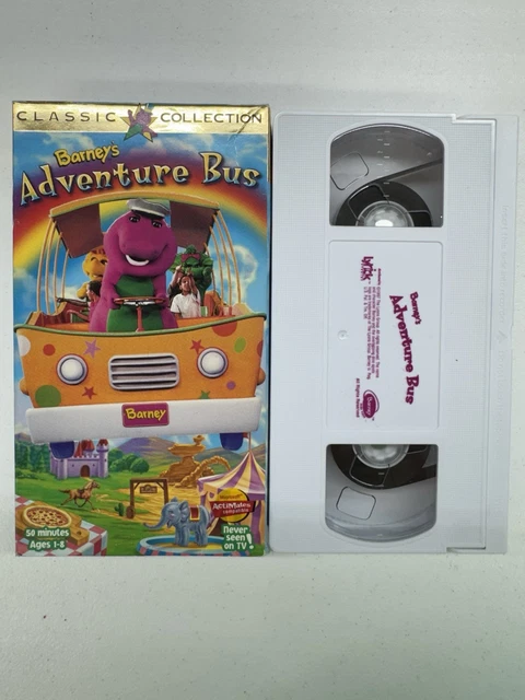 BARNEYS ADVENTURE BUS VHS Tape Classic Collection £11.39 - PicClick UK