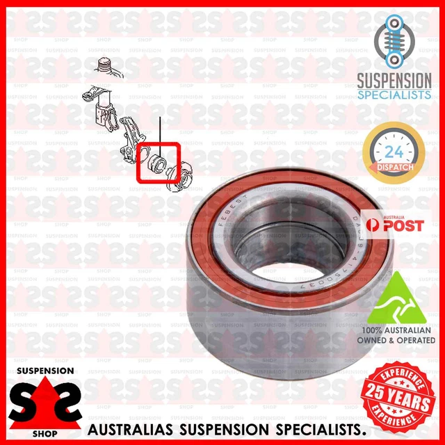 FRONT AXLE BOTH Sides Wheel Bearing Suit AUDI 90 B3 (893, 894, 8A2) 2.3 E 20V EUR 35,09 ...