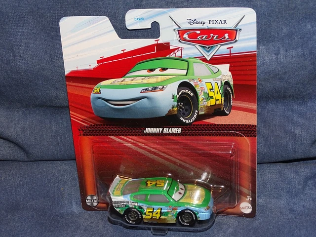 RARE VOITURE DISNEY Pixar Cars Faux Wheel Drive N°54 Johnny Blamer ...