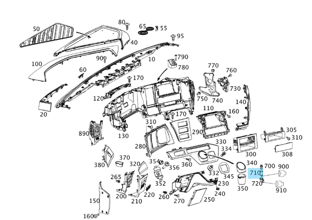 NEW GENUINE MERCEDES-BENZ Actros Econic Socket Cigar Lighter 24V ...