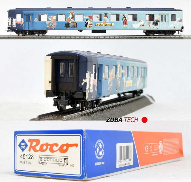 ROCO 45128 1X Märchenwagen der ÖBB, H0 GS mit OVP / I258 EUR 53,00 ...