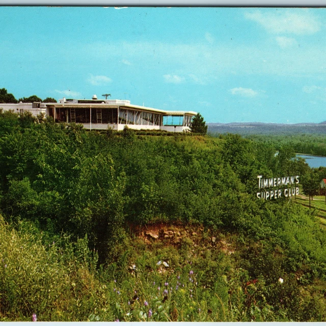 1968 E DUBUQUE IL Timmerman's Supper Club Mississippi River Bar ...