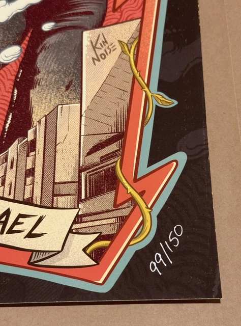 GUNS N' ROSES Tel Aviv 2023 Lithograph #99/150 Event Poster Limited ...