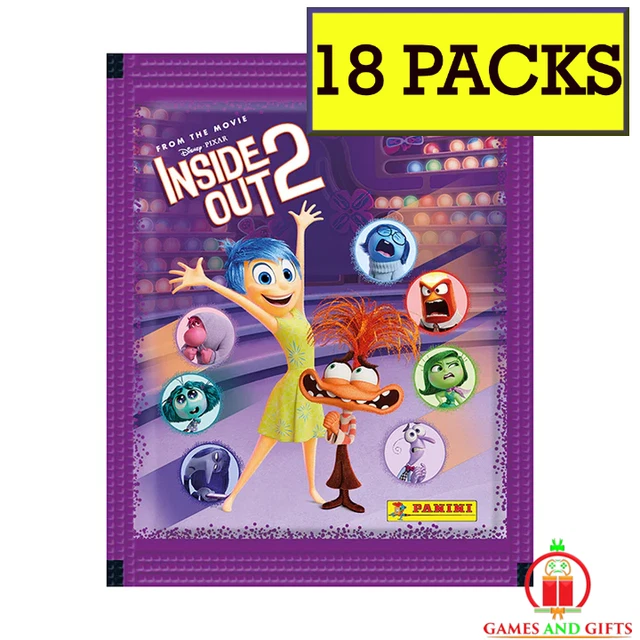 PANINI DISNEY INSIDE Out 2 - Stickers Collection 🎈 x18 🎈 NEW Sealed ...
