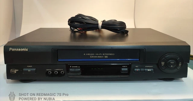 PANASONIC PV-V4611 VCR Plus + 4 Head VHS Player (Tested) No Remote £31. ...