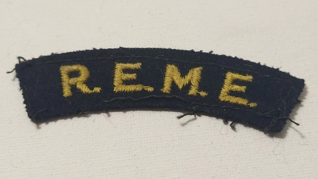 BRITISH ARMY REME Shoulder flash patch off uniform £15.50 - PicClick UK