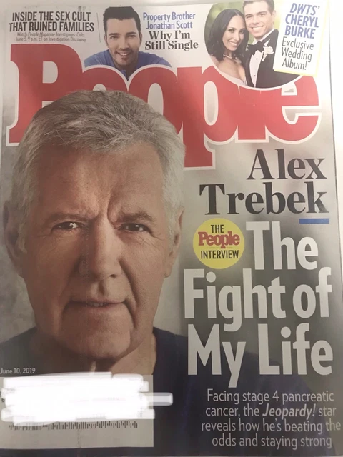 PEOPLE MAGAZINE 6/10/19 - Alex Trebek, Jonathon Scott, Cheryl Burke ...
