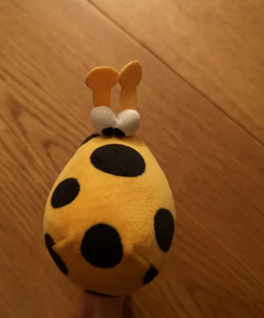 IKEA KLAPPA GIRAFFE Baby Rattle Soft Toy Plush Yellow Orange Black £7. ...