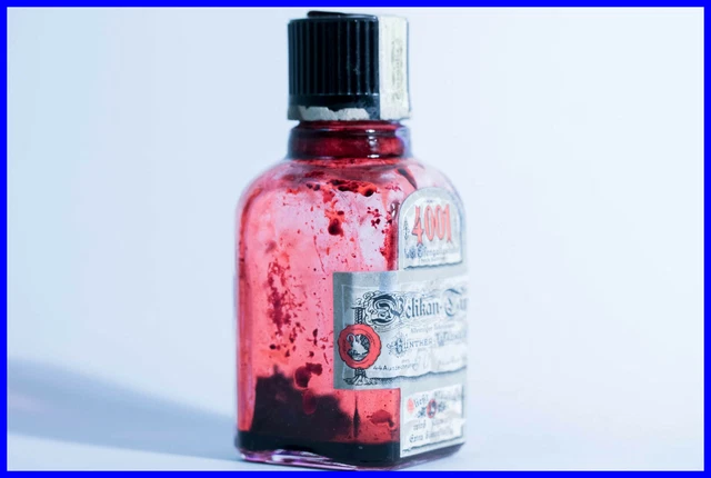 RARE 1920S PELIKAN Ink Bottle 4001 Iron Gall Ink, Empty £100.74 ...