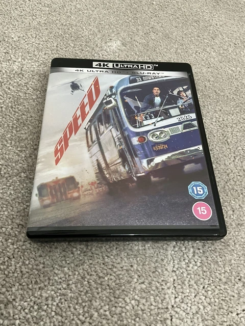 SPEED - 4K Uhd & Blu-Ray - Keanu Reeves - Sandra Bullock - Brand New ...