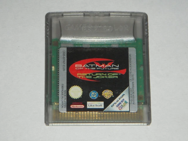 JEU NINTENDO GAME Boy Color* Batman Of The Future ~ Return Of The Joker ...
